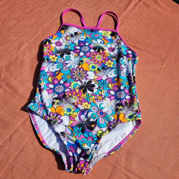 Speedo | Swim | Speedo Girls Onepiece Swimsuit 7s Style Retro ...